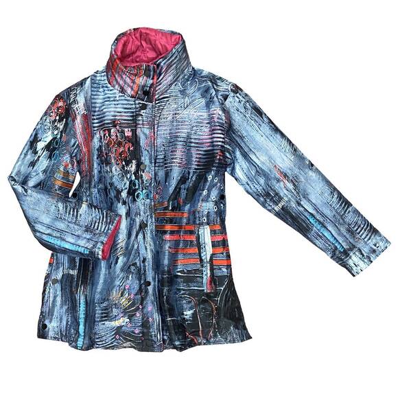 UbU | Jackets & Coats | New Ubu Womens Peekaboo Quilted Car Coat In Hot ...